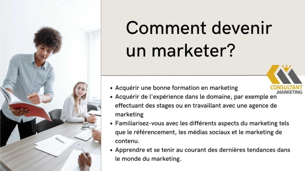 Rôle et avantages du marketer pour votre communication